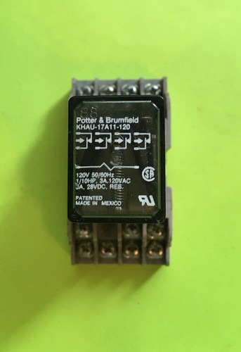 *USED* KHAU-17A11-120 W/ Base 27E166-POTTER & BRUMFIELD-RELAY-FREE ...
