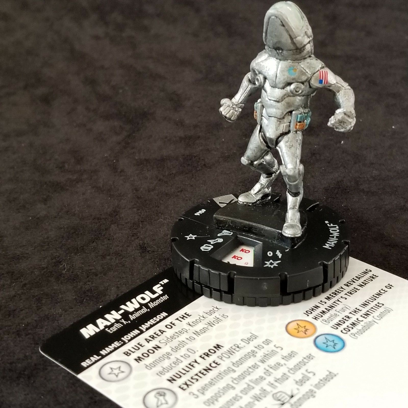 MAN-WOLF - 046 Rare EARTH X Heroclix #46 | eBay