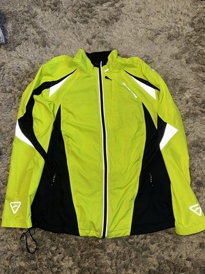 Brooks Neon Yellow Hi-Vis Running Nightlife Jacket Size L Unisex ...