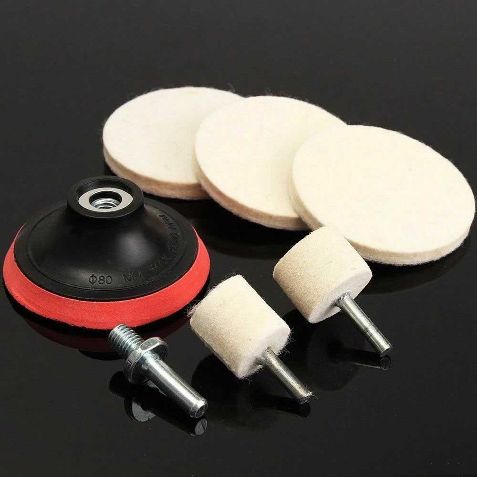 8pcs Cerium Oxide Glass Polishing Kit Windscreen Scratch Remover+Felt+3 ...