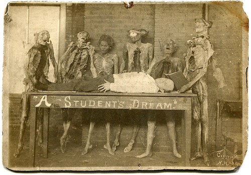 Cadavers Operate on Man A Student’s Dream Macabre Post Mortem Cabinet ...
