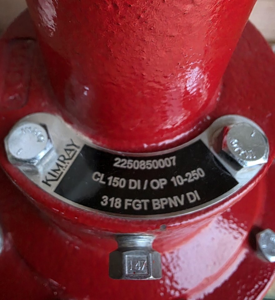Kimray 3in Class 150 Back Pressure Valve 318 FGT BPNV DI (Flange) | eBay