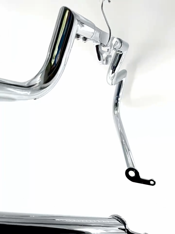 NEW SILVER Harley Softail Engine Guard BAR Street Bob Fat Boy Low Rider ...