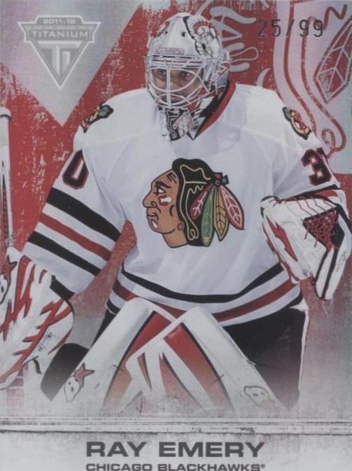 2011-12 Panini Titanium - Ray Emery #29 Spectrum Ruby /99 for sale ...