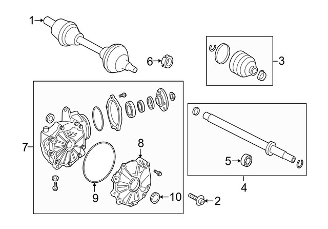 Mercedes-Benz 2213530259 Genuine OEM Carrier Cover Gasket for sale ...