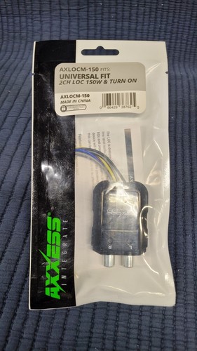 2-Channel Adjustable Mini Line Output Converter w/ Amp Turn-on AXXESS ...