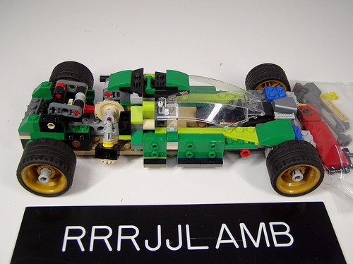 LEGO RACE CAR NINJAGO - NINJA NIGHTCRAWLER - 70641 with Missing Pieces ...