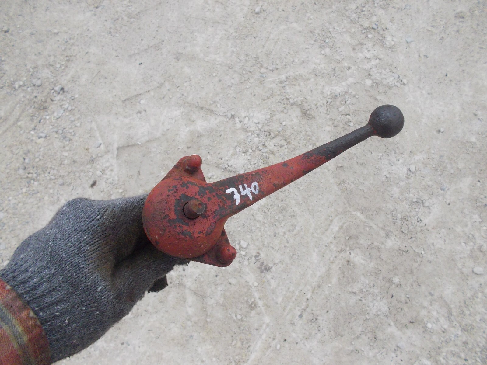 Farmall 340 RC Tractor IH IHC throttle control lever handle & linkage ...