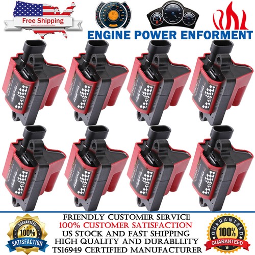 8 Pack UF271 Ignition Coils for Hummer H2 Cadillac Chevy Savana GMC ...