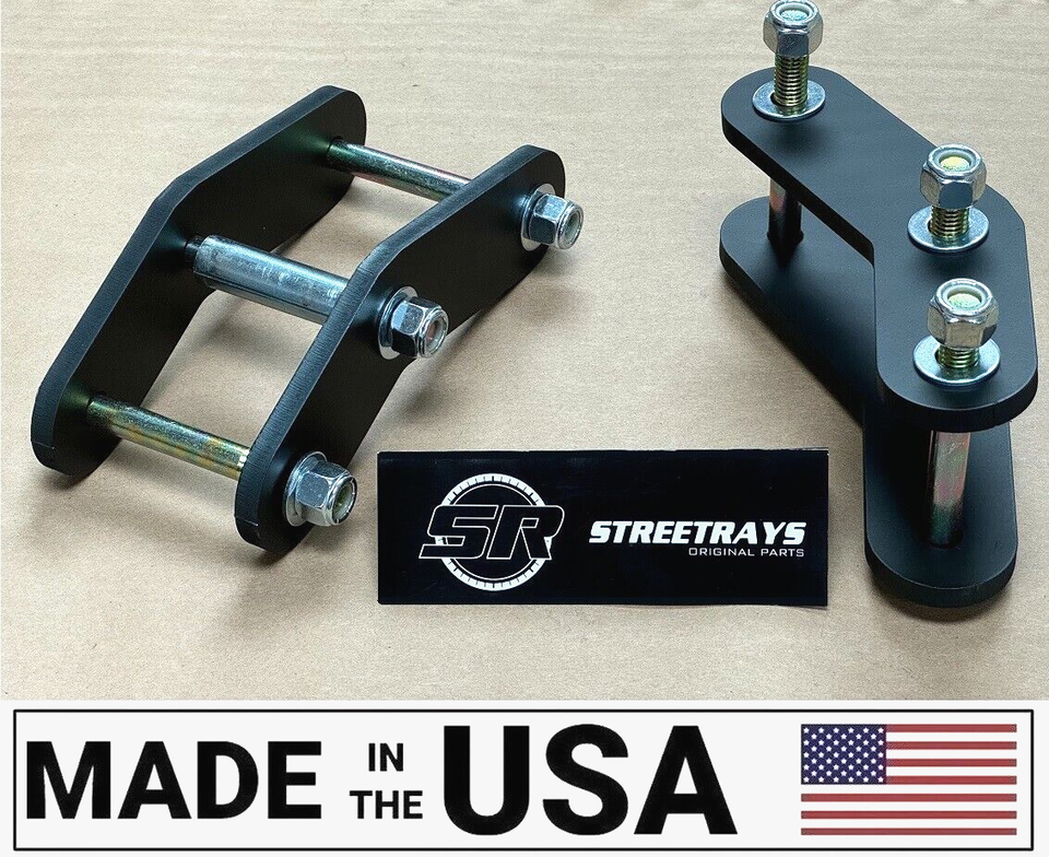 [SR] REAR 1.375" Boomerang Lift Shackles FOR 1976-1986 Jeep CJ5 CJ5 ...