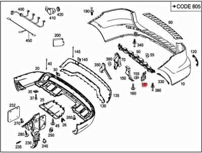 Genuine MERCEDES W166 GLE W166 M-CLASS Bracket 1668850214 | eBay