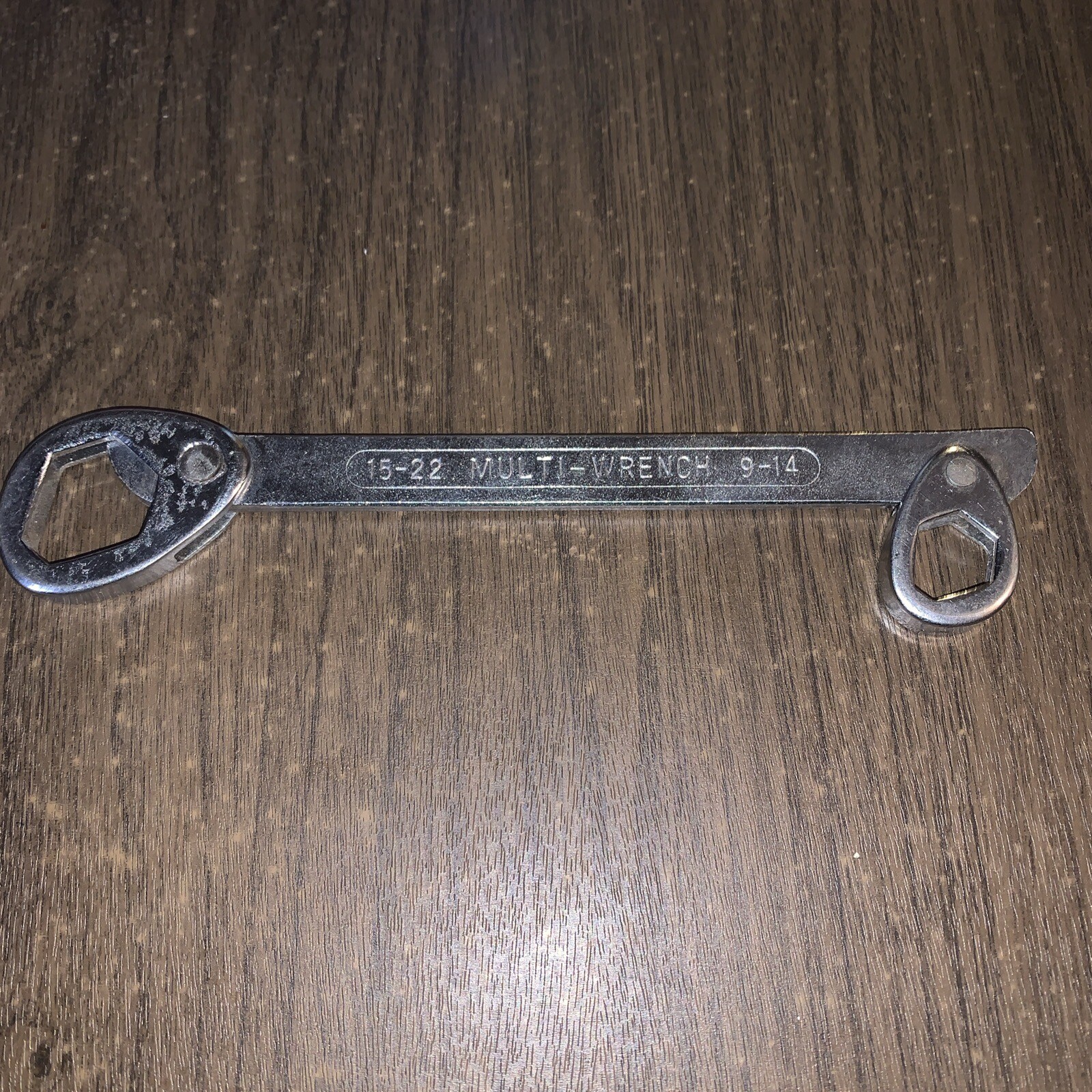 old tool Multi Wrench Adjustable Box Wrench 9-14 & 15-22mm 3/8"-13/16 ...