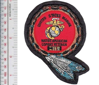 American Indian Vietnam Veteran US Marine Corps Combat Veterans Patch ...