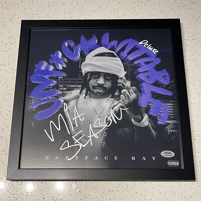 BABYFACE RAY RAPPER SIGNED UNF*CKWITABLE ALBUM PHOTO POSTER AUTOGRAPH ...