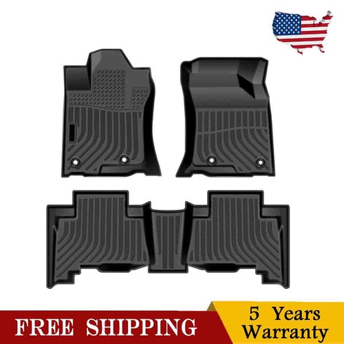 Floor Mats For 2013 2014-2024 Toyota 4Runner TPE All Weather Rubber ...