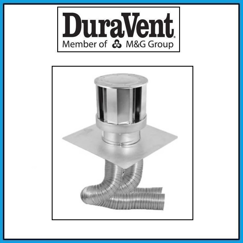 DURAVENT DirectVent Pro Co-Linear Kit with Flexible Pipe #46DVA-CL33 ...