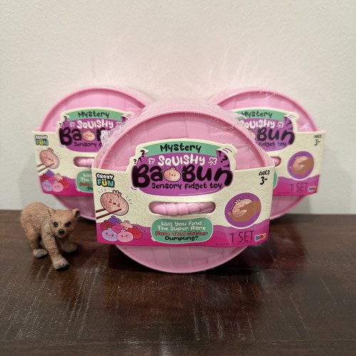 RMS USA Squishy Bao Bun Dumpling Mystery Toy Viral Rare Gold Glitter ...