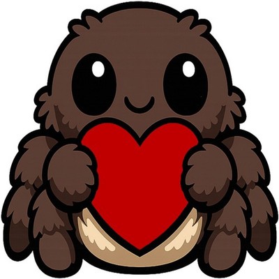 30 Custom Red Heart Cute Spider Personalized Address Labels | eBay