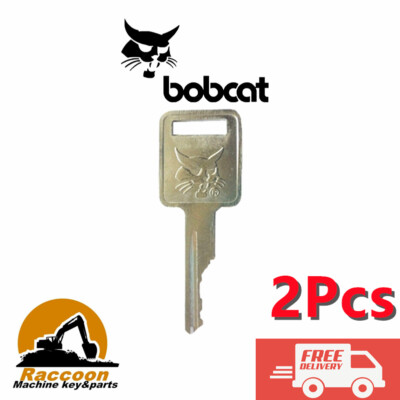2pcs Bobcat Case Skid Steer igniton Key 6693241 Bobcat Excavator Keys ...