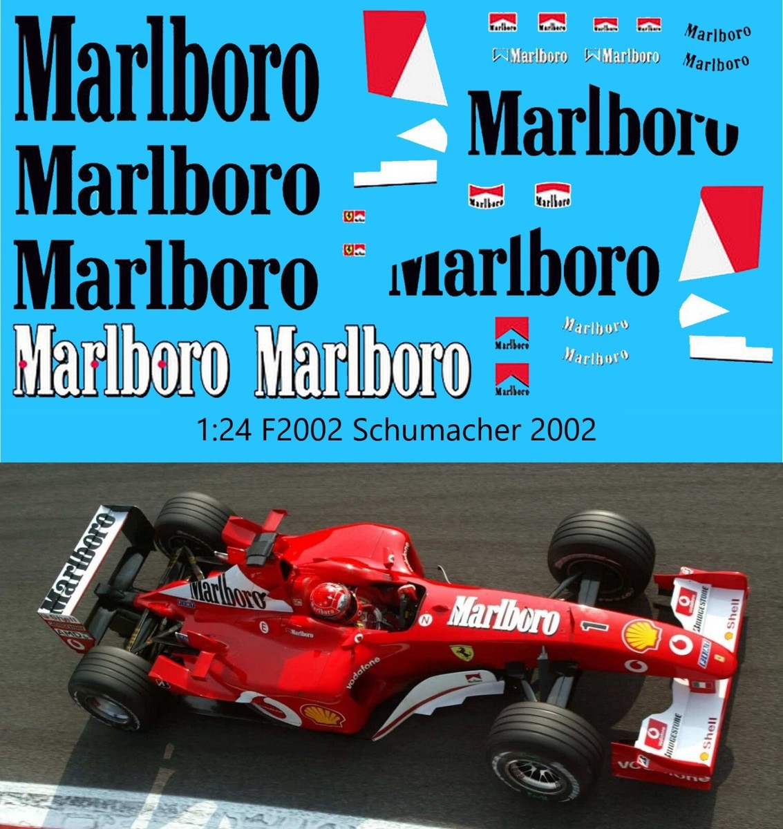 Shell Formula One Decals