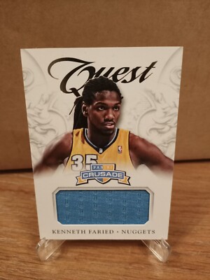 KENNETH FARIED 2012-13 Panini Crusade Quest Rookie Jersey Relic #99 ...