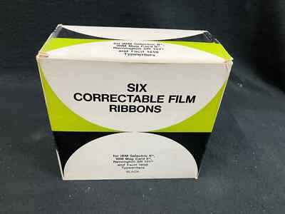 NOS GENERIC 6 CORRECTABLE FILM RIBBONS FOR IBM SELECTRIC II, IBM MAG ...