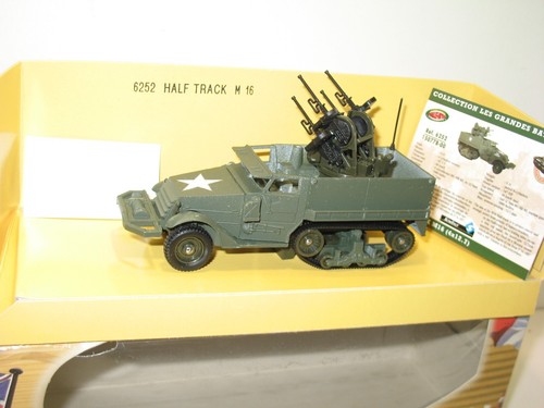 Solido, Genuine Half Track M16 Mobile Machine Guns, American Military ...