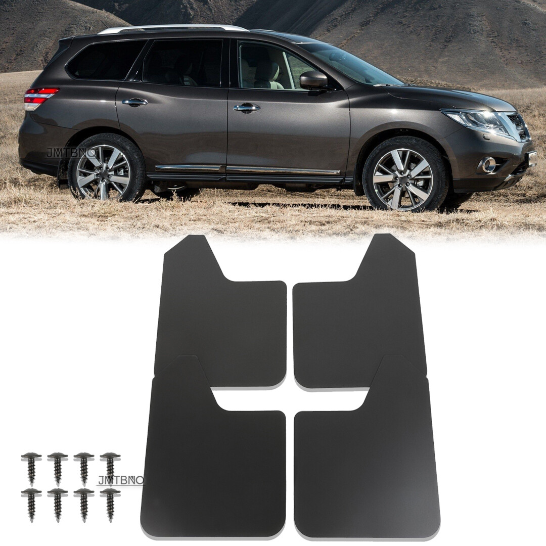 For Nissan Pathfinder 4x Mud Flaps Splash Guards Front & Rear Mudguards ...