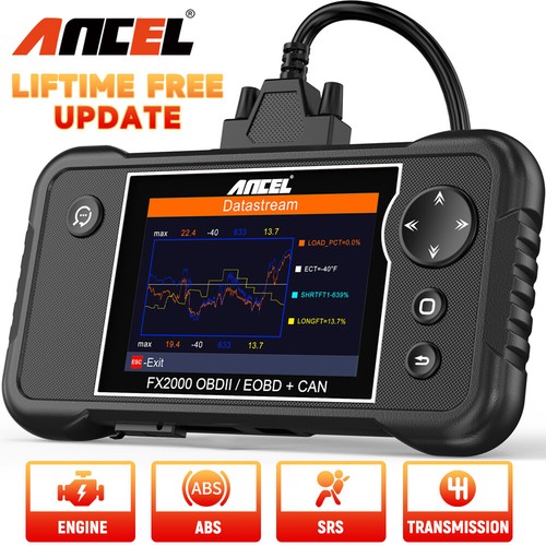 ANCEL FX2000 Automotive OBD2 Scanner Diagnostic Car ABS SRS ...