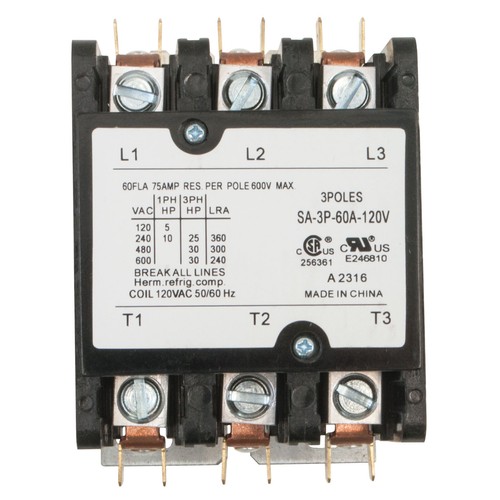 BDP3P60A24V 60A 600V 3P Definite Purpose Contactor with 24VAC Coil | eBay