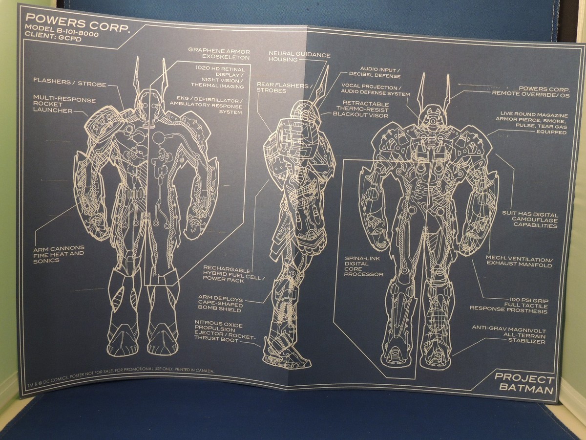 Batman Armor Blueprints