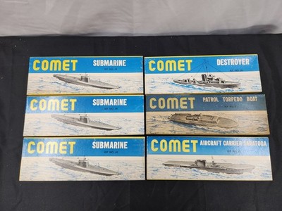 Vintage balsa wood model boat/ship kit lot. Comet kits J3 J4 J4 J4 J5 J6 | eBay