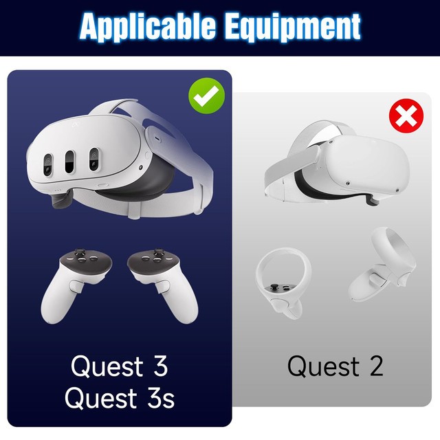 2x Controller Wrist Straps for Oculus Meta Quest 3 3S White Adjustable ...
