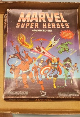 Vintage TSR Marvel Super Heroes Advanced Boxed Set Role Playing Game ...