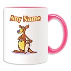 Personalised Gift Kangaroo Mug Money Box Cup Animal Design Australia ...