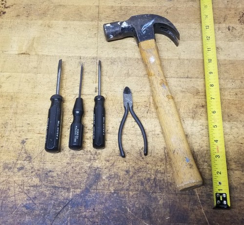 Vintage Lot Of Bell System Tools Hammer Screwdrivers Snips Utica ...