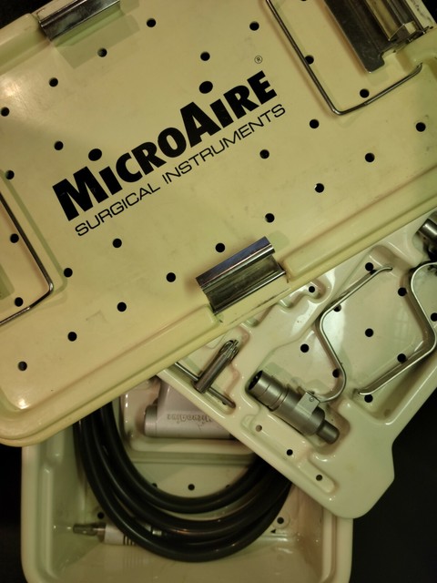 MicroAire Pneumatic Set 6640-200 Smart Driver W/ 6650 Pin and 6645 Wire ...