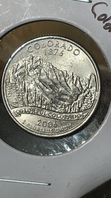 2006 Colorado State Quarter CUD Die Break Error | eBay