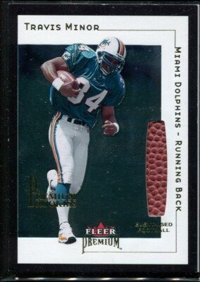 2001 Fleer Premium Rookies Travis Minor #231 0128/2001 Miami Dolphins ...