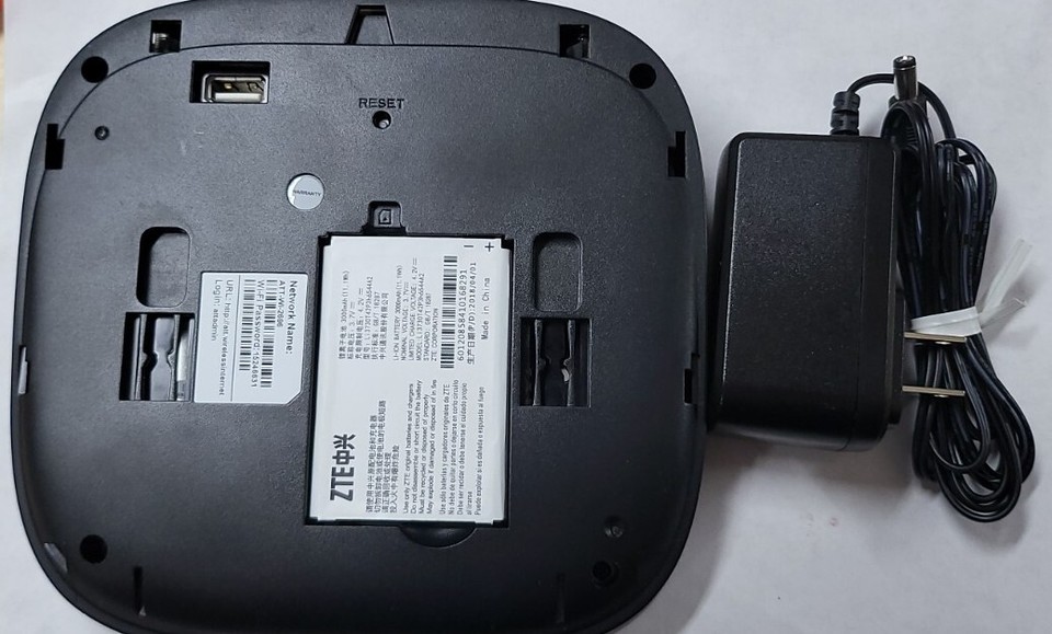 AT&T ZTE MF279 4G LTE Home Wireless Phone Internet Router Missing back ...