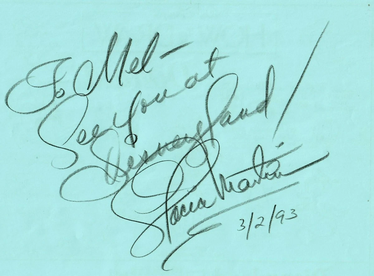Donald Duck Autograph