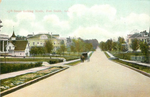 Arkansas, AR, Fort Smith, 15th Street looking North 1910's Postcard | eBay