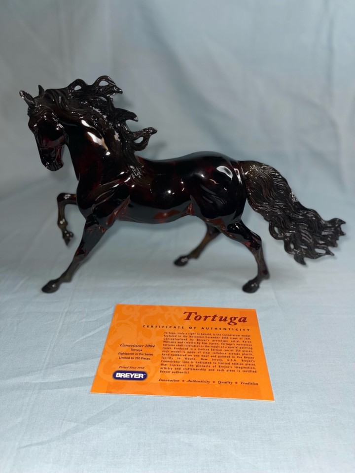 Breyer 2004 Connoisseur “Tortuga” glossy tortoise shell Andalusian Mold ...