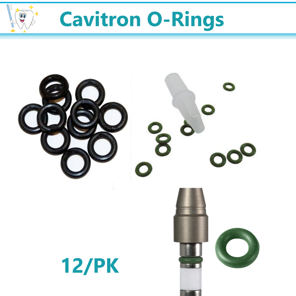Cavitron O-Rings Green Ultrasonic Insert O-Rings Green or Black, 12/Pk ...