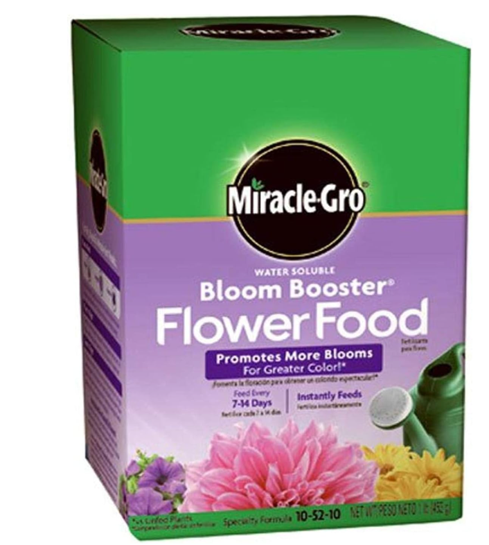 Miracle-Gro Bloom Booster Flower Food 1 lb – 10-52-10 Water Soluble ...