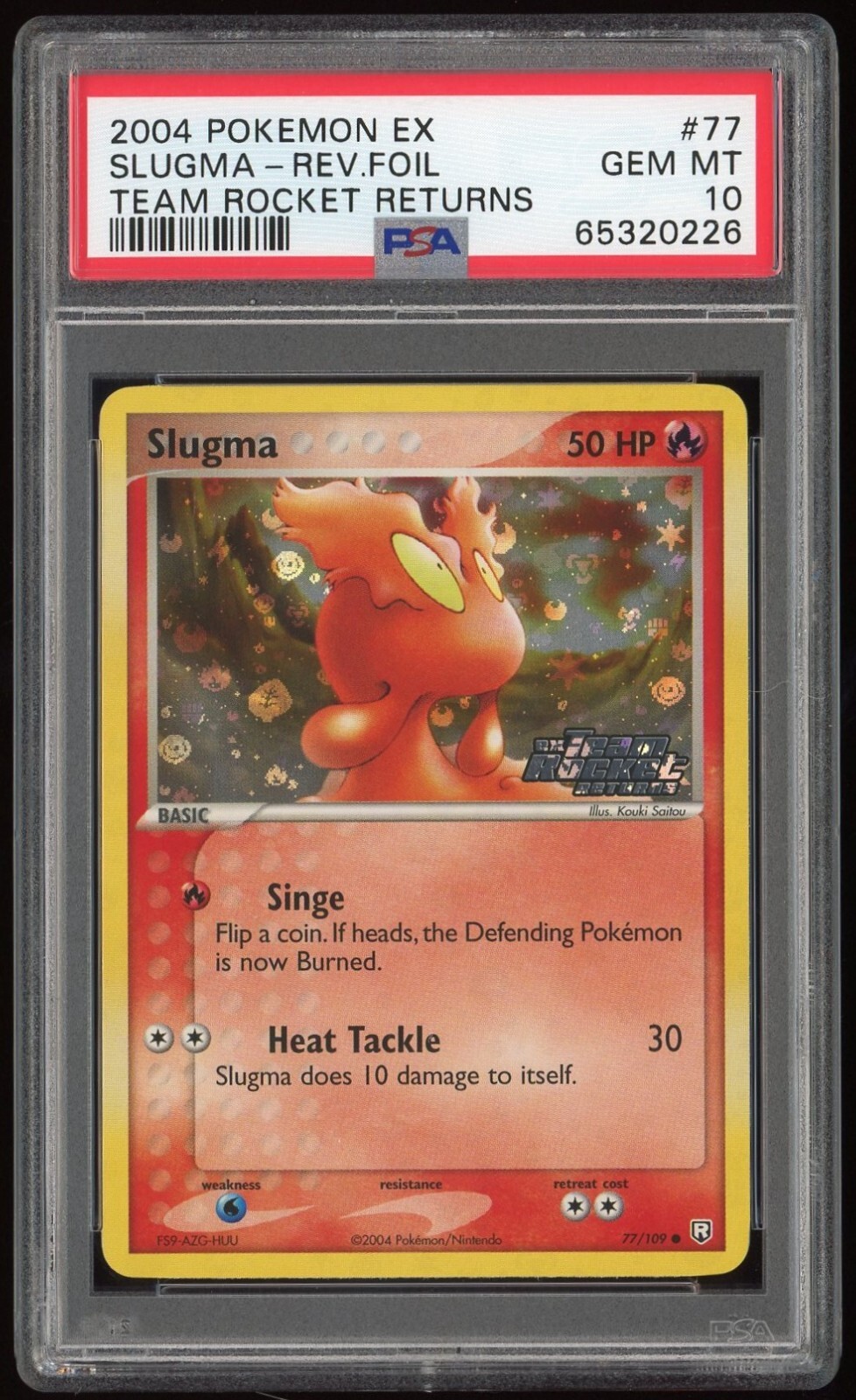 Slugma 2004 EX: Team Rocket Returns #077/109 Reverse Holo Price Guide ...