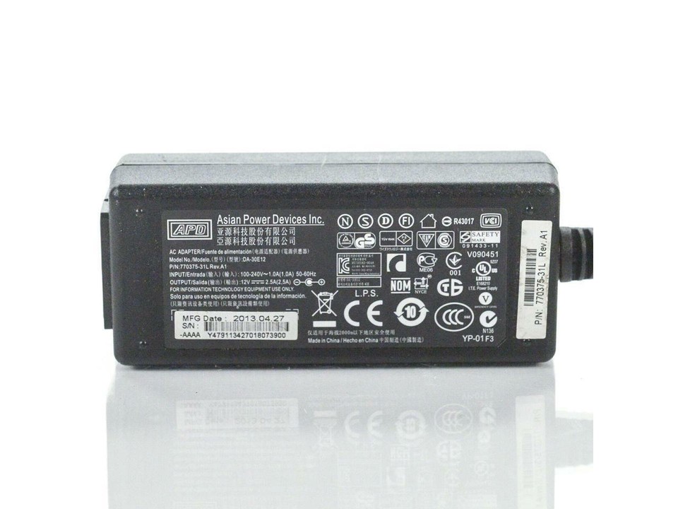 Dell Wyse Power Adapter 770375-31L / 9Y62F / M56DP TESTED GOOD | eBay