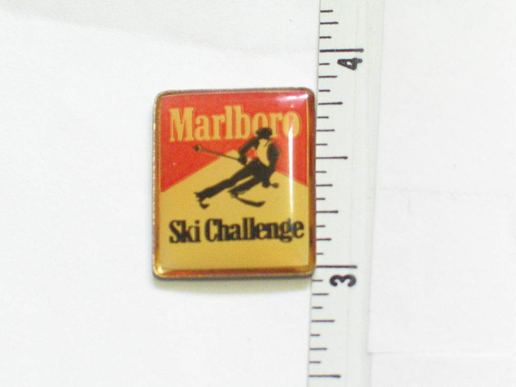 Marlboro Ski Challenge Skiing Pin | eBay