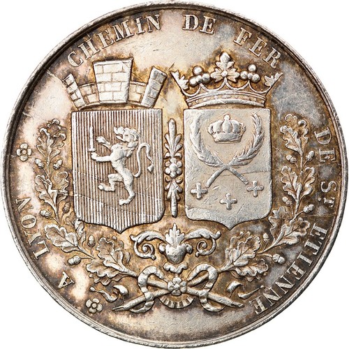 France, Token, Railway, Chemin de Fer de Saint-Etienne à Lyon, 1826 | eBay