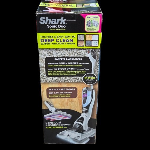 Shark Sonic Duo Multi-Surface Carpet & Hardwood Floor Cleaning System ...